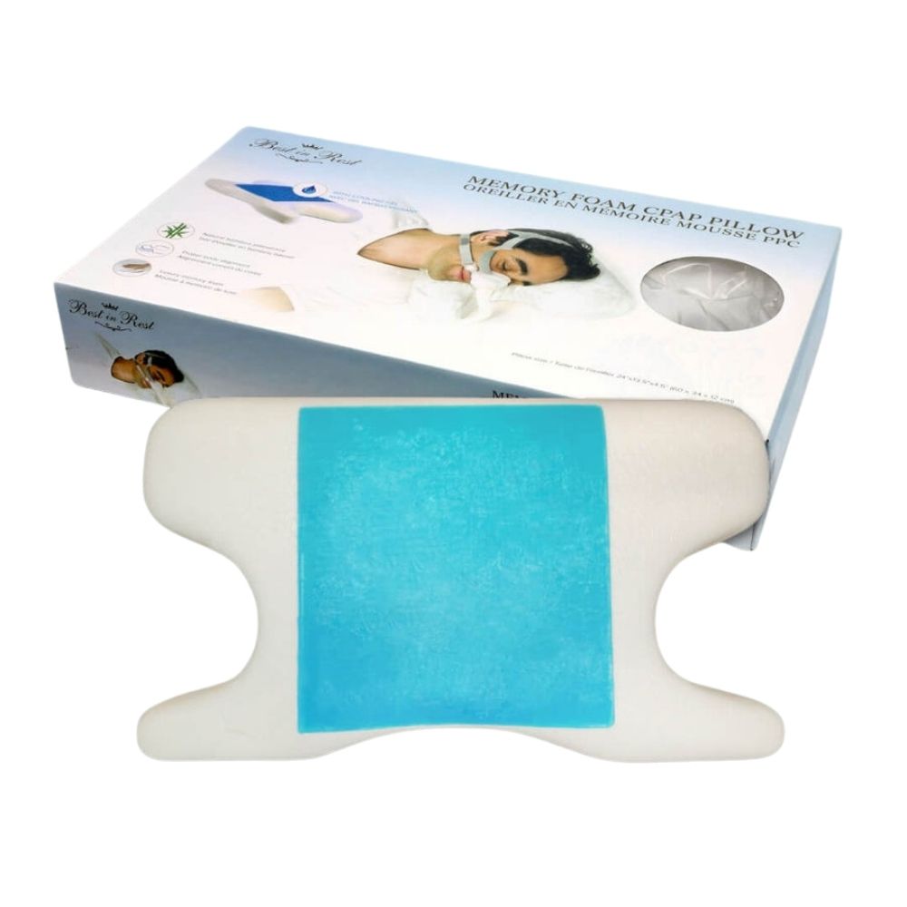 Memory Foam CPAP Pillow with Cooling Gel | Resolve Sleep Shop